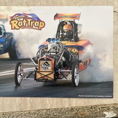 NHRA drag racing nostalgia the original rat trap trackside hand out ...