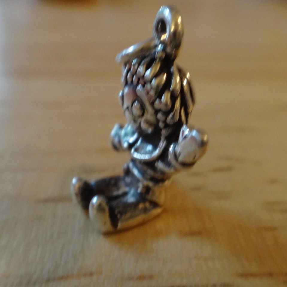 Sterling Silver 3D 18x17mm Detailed Raggedy Andy Rag Doll Charm! | eBay