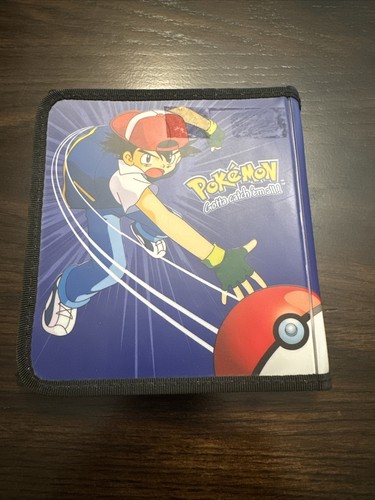 Vintage 1999 Pokemon Ash Ketchum Tri-Fold CD, Game Wallet Case 12 CT | eBay