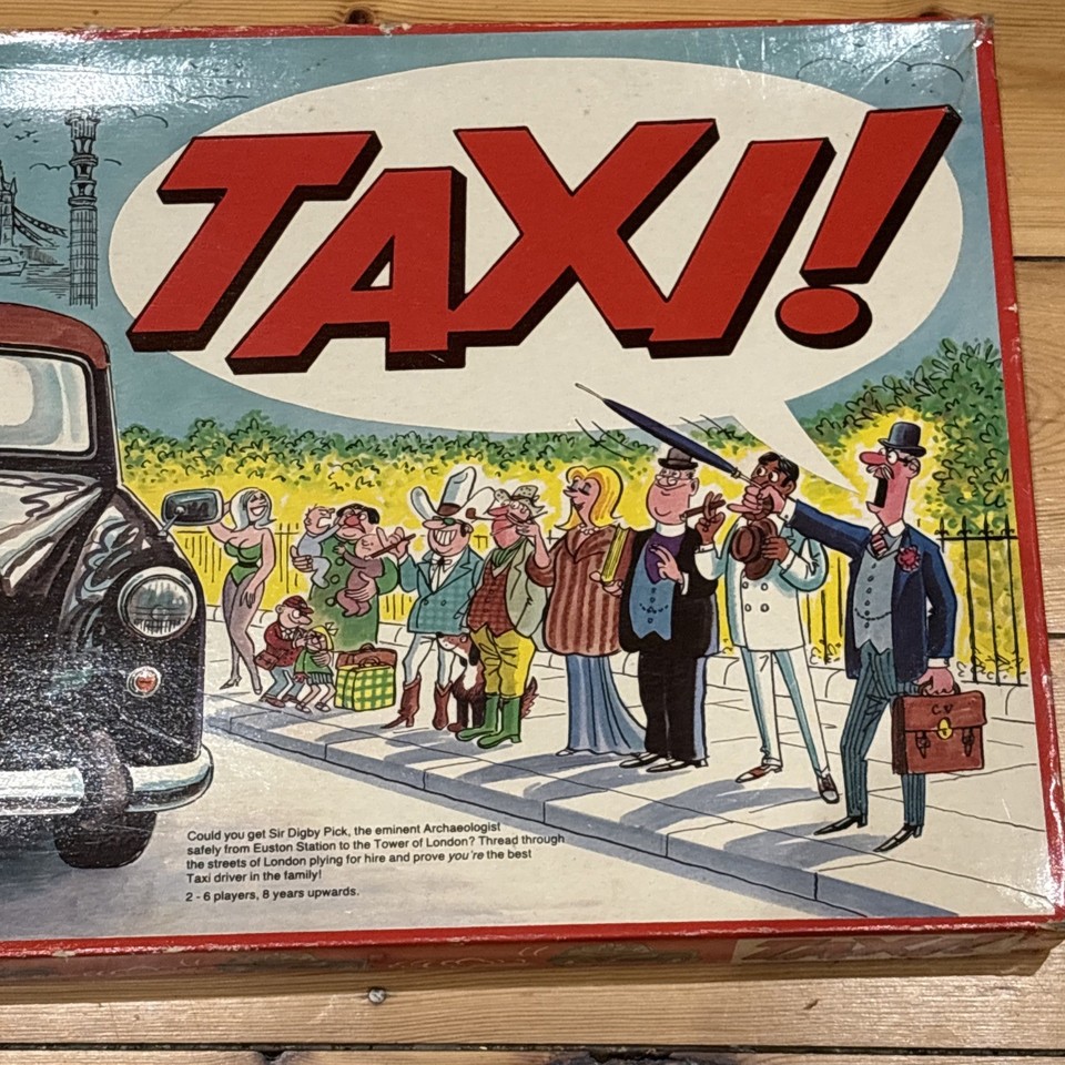 Vintage TAXI Board Game By Gibsons- Complete -Good Condition (G318 ...
