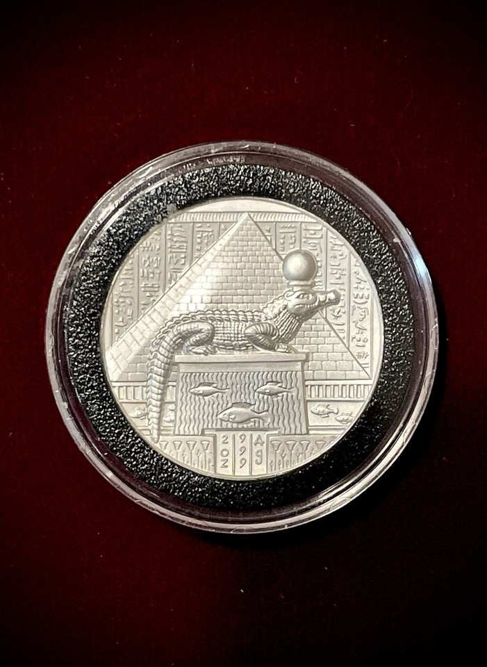 2 oz Fine .999 Silver High Relief Egyptian Gods Series #3 Sobek | eBay