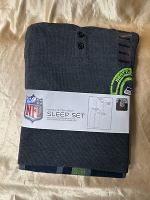 NEW! MENS MEDIUM NFL Team Apparel SEATTLE SEAHAWKS Sleep Set Pajamas | eBay