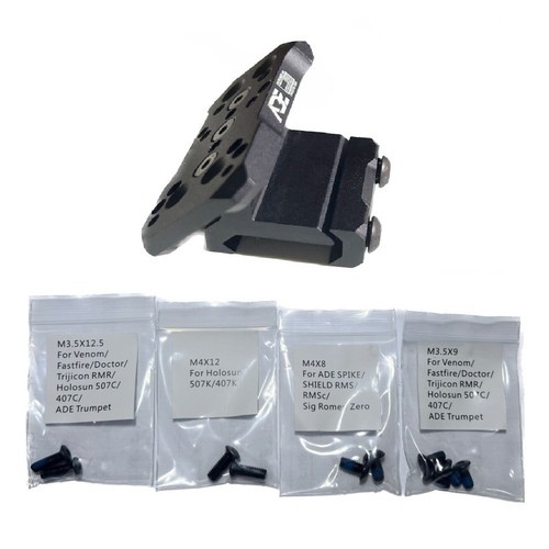 HM8 45 Degree Angled Picatinny Optic Mount Plate for Sig Sauer Romeo ...