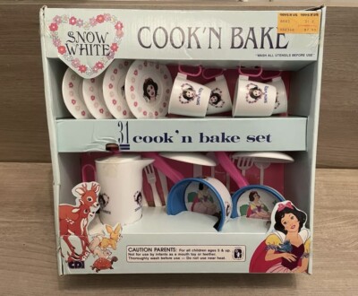 Rare 1992 Disney Snow White Princess Cook n’ Bake Kitchen Set NIB | eBay