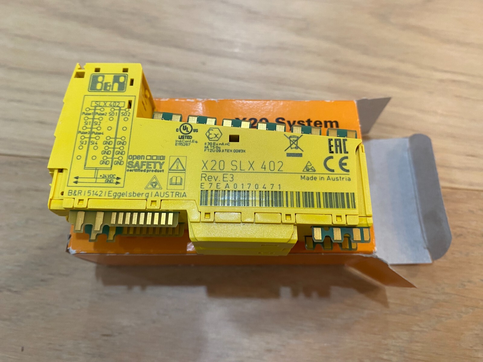 B&R BnR X20 SLX 402 Safety I/O unit X20SLX402 for X20 PLC | eBay