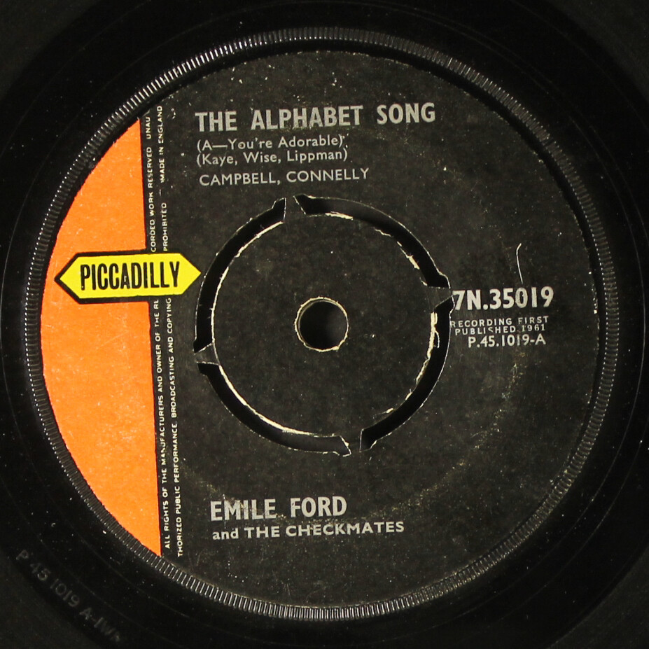 EMILE FORD : keep a lovin' me / the alphabet song PICCADILLY 7" Single ...