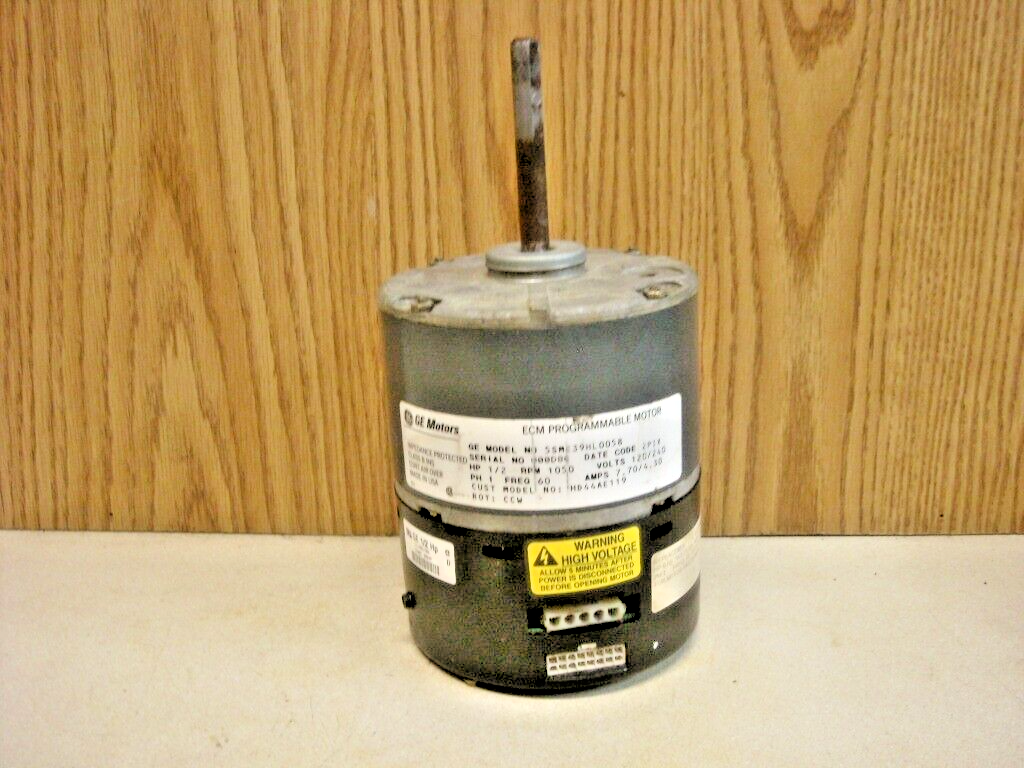 EC9- 1/2 HP GE ECM HVAC MOTOR 5SME39HL AND CN02 CONTROL MODULE | eBay