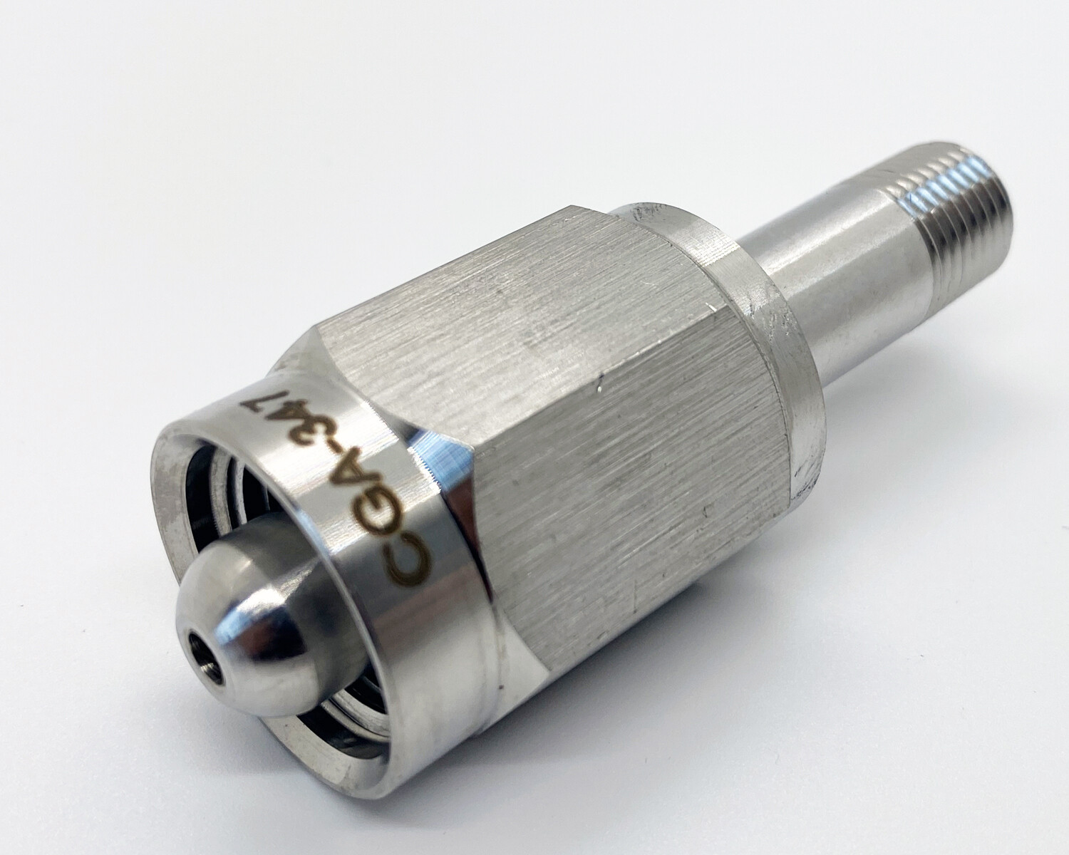 High Pressure CGA 347 Fill Nipple Stainless Steel Inlet Fitting ...