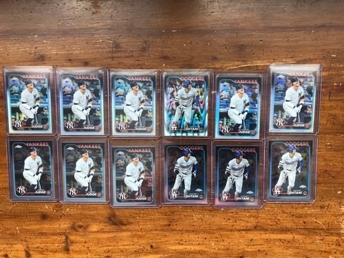 2024 Topps Chrome MVP Refractor Lot- Judge, Ohtani $360 of buyback and ...