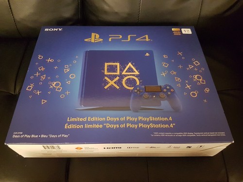 Sony PlayStation 4 Days Of Play Limited Edition 1TB Blue Console [PS4 ...