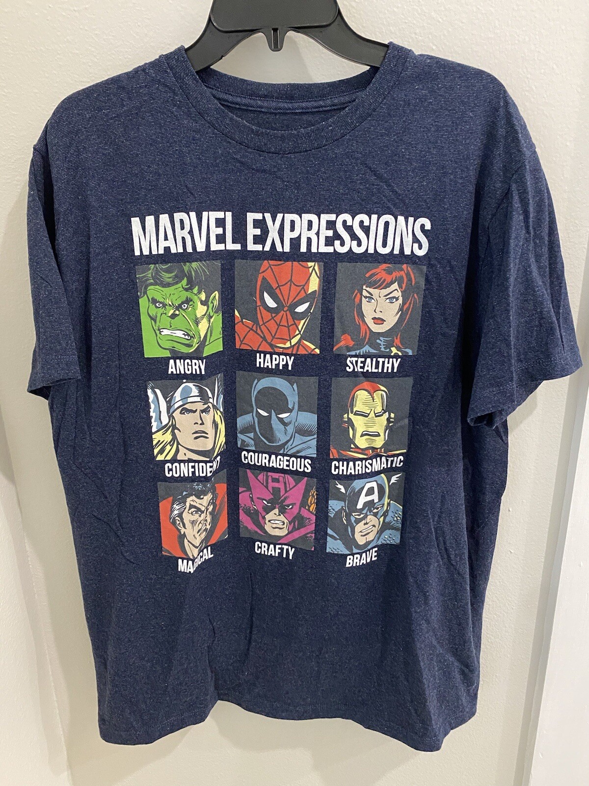 Retro Marvel Expressions T-Shirt Avengers Black Panth… - Gem