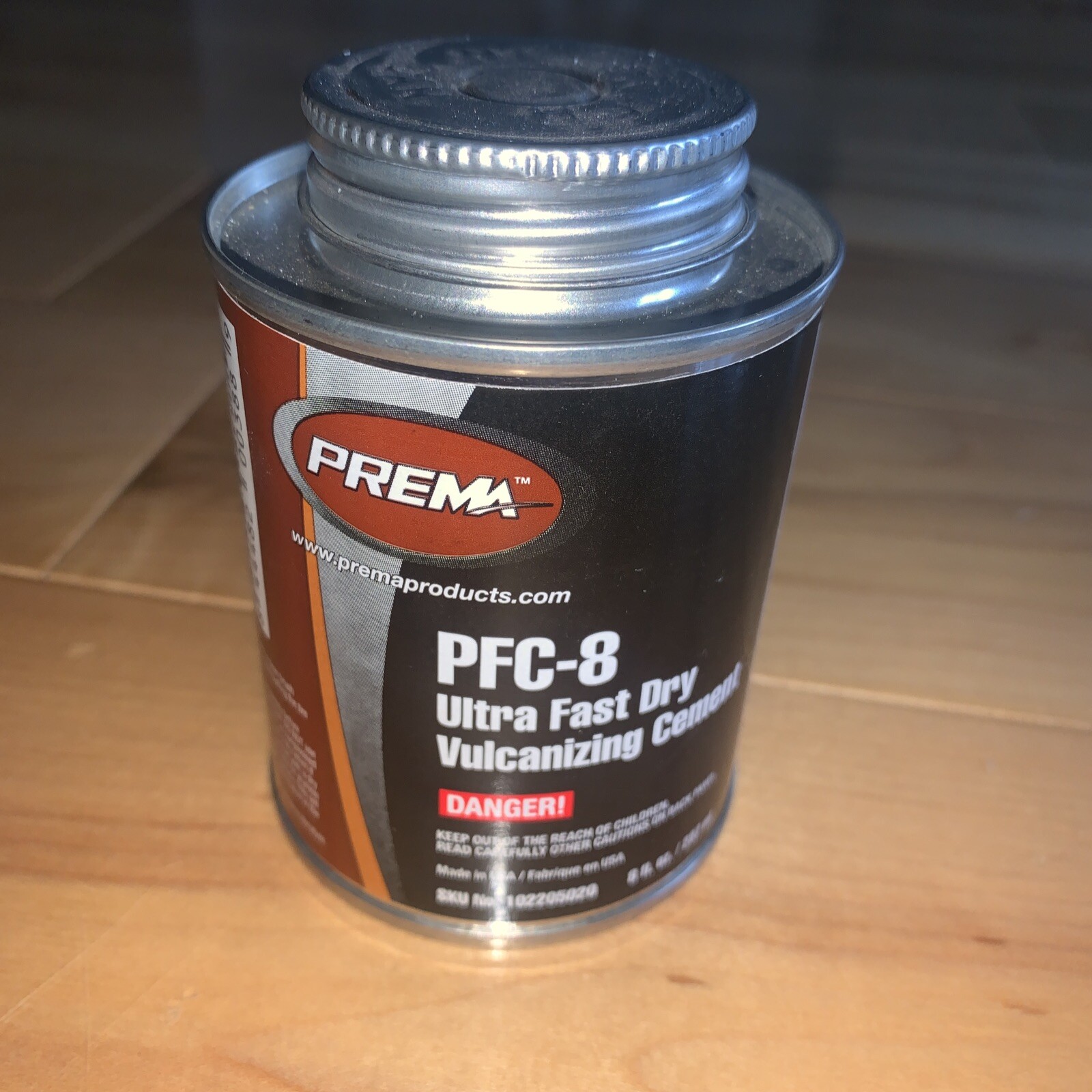 Prema Ultra Fast Dry Vulcanizing Cement in 8 oz. Can PFC-8 Brand New ...