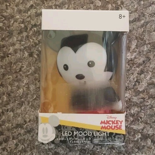 Disney Mickey Mouse 5" LED Mood Light Led Powered for sale online | eBay