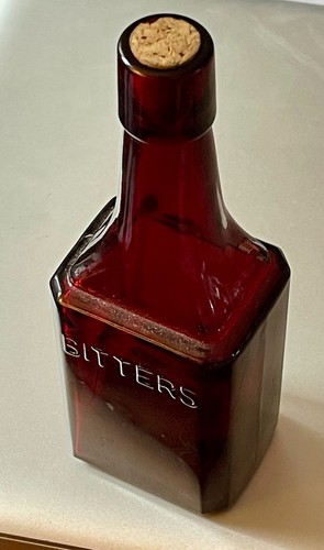 Vintage Wheaton Ruby Red Bitters Bottle - VERY NICE COLOR! | eBay