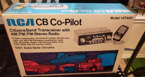 Vintage RCA Two Way CB Co-Pilot Radio 23 Channels AM/FM Stereo Model ...