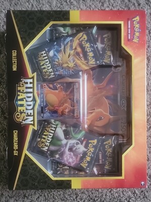 Pokemon TCG: Hidden Fates Charizard GX Collection Box *NEW Factory ...
