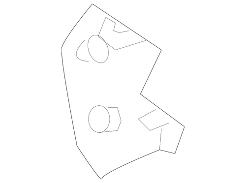 Hyundai 86551-2S000 Left Front Inner Bumper Bracket for 10-15 Tucson | eBay