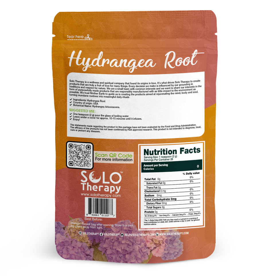 Hydrangea Root Herbal Tea - 56 Grams - Hydrangea Root Tea Resealable ...