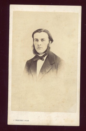 photo cdv Thierry à Paris . Samuel Hubbard Scudder entomologiste ...