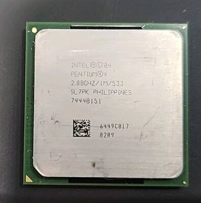 Intel SL7PK 2.80Ghz 533Mhz 1MB PGA478 Intel Pentium 4 511 CPU Processor ...