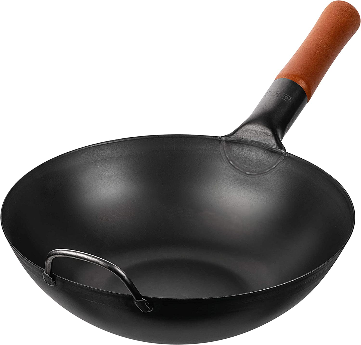 Nonstick Honeycomb Design Wok 12.8 Inch Set - 11 Pc, Flat Bottom, No ...