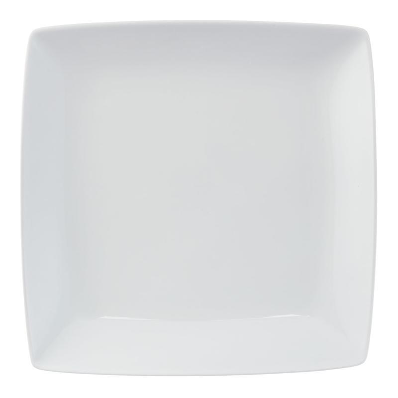 12-Piece Square Porcelain Dinnerware Set Microwave Dishwasher Safe ...