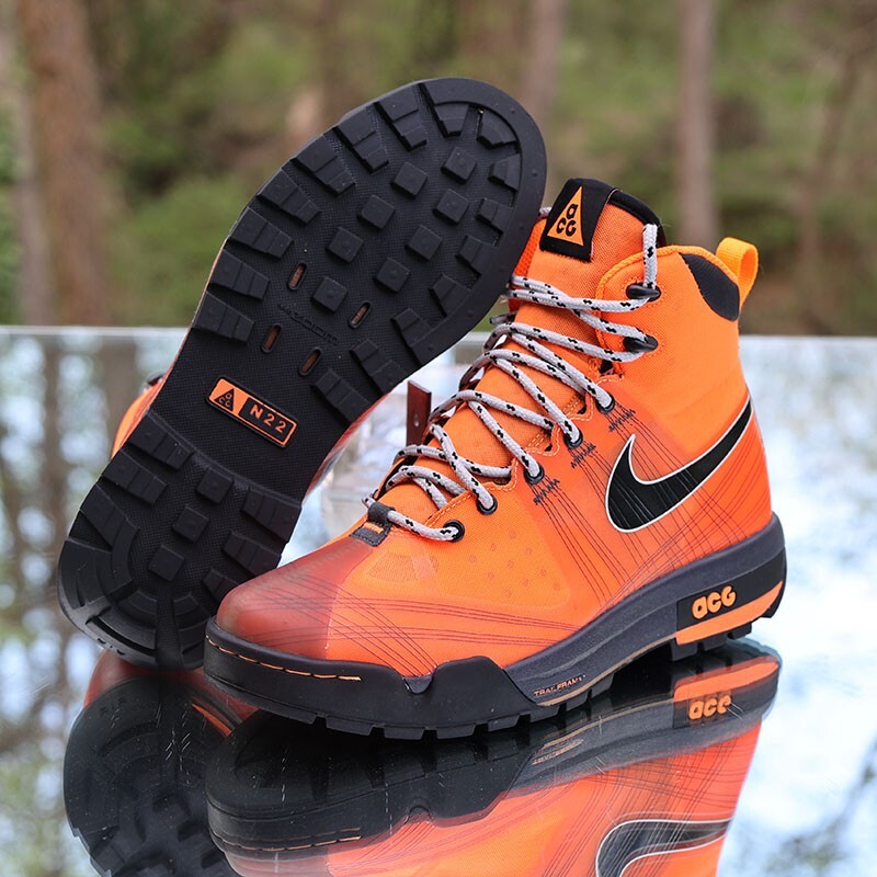 Nike ACG Ashiko Flywire Boot 2009 Men's Size 8 Orange Black Custom ...