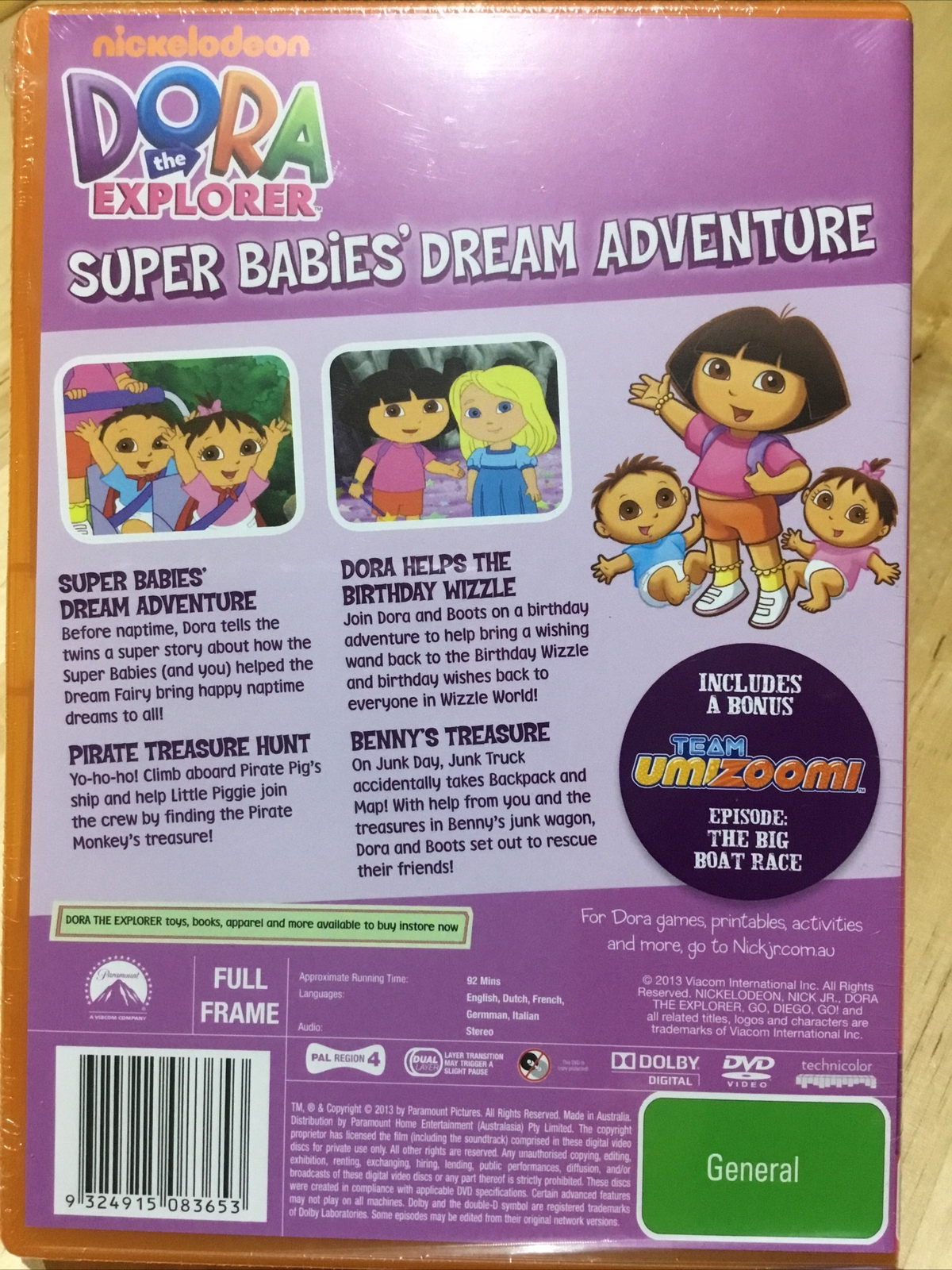 Brand New Sealed Super Babies' Dream Adventure ( Dora Explorer) | eBay