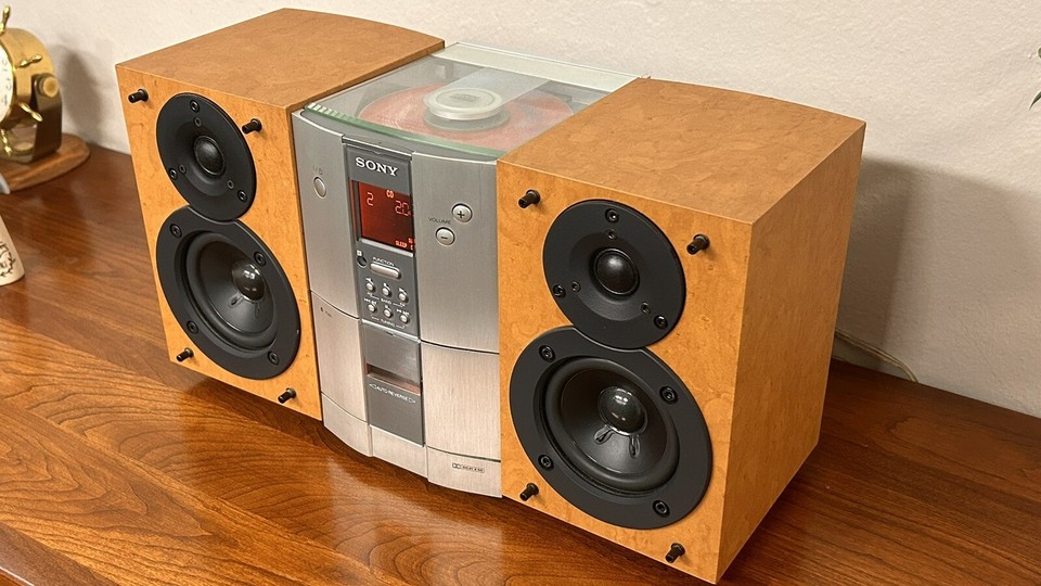 Sony HCD-ED2 With SS-CEX1 Speakers AM/FM/CD/Cassette Stereo Mini System | eBay