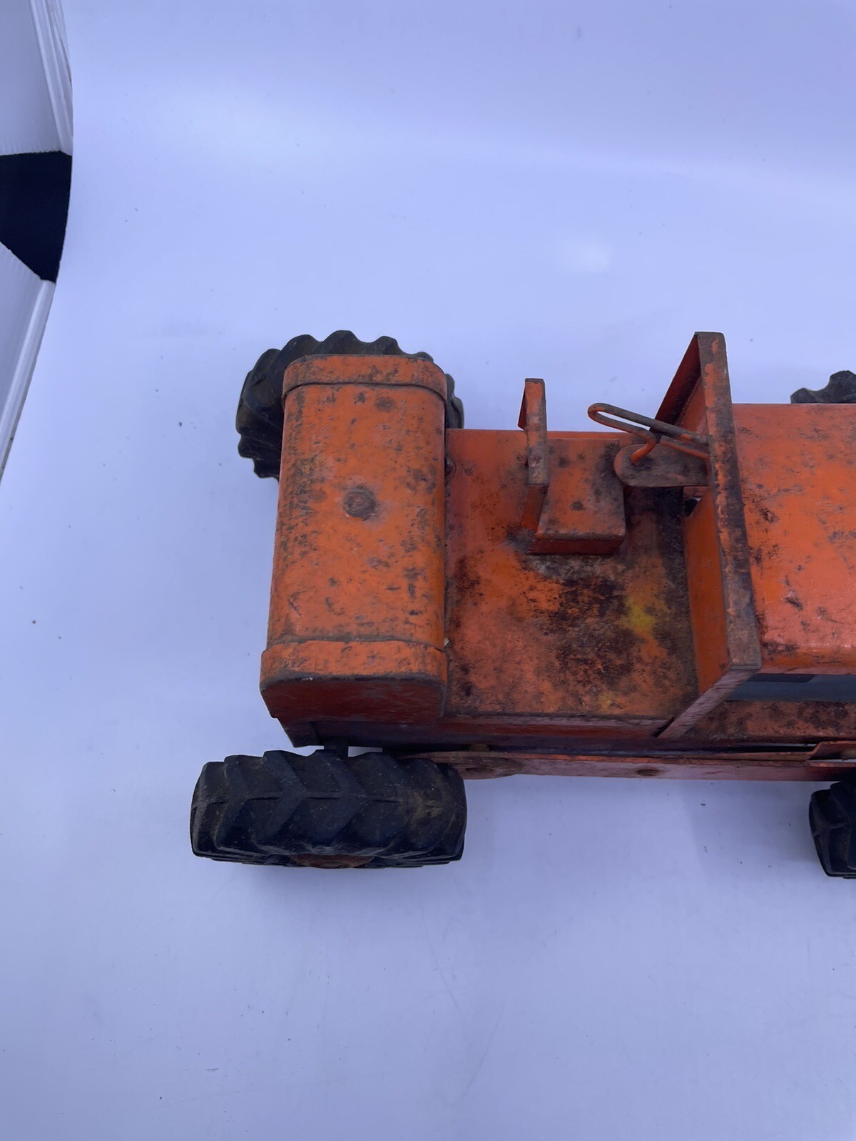 Structo toy trucks vintage End Loader, Pressed steel tractor ...