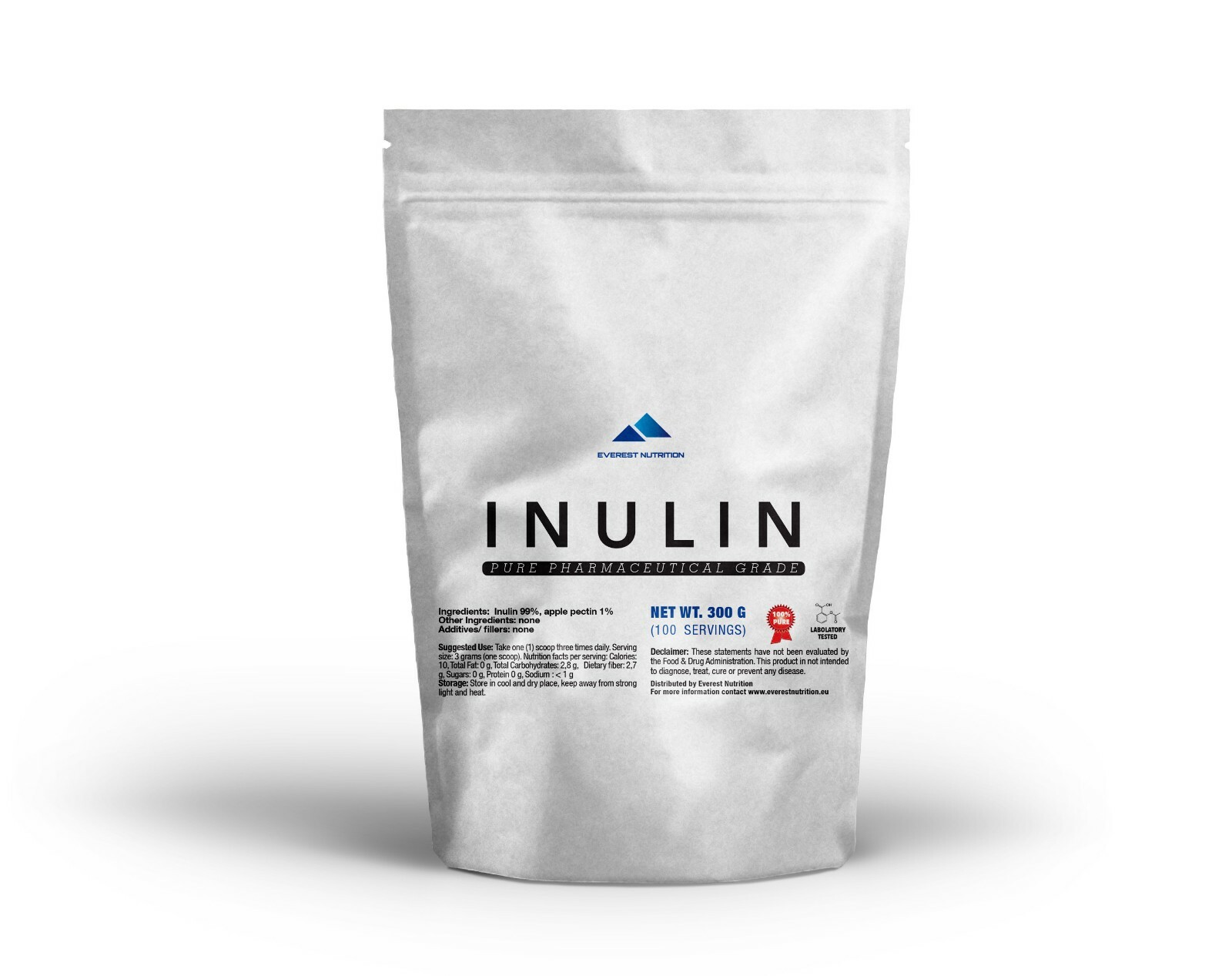 Inulin Prebiotic Fiber Powder – Gut, Digestive, Wellness & Natural ...