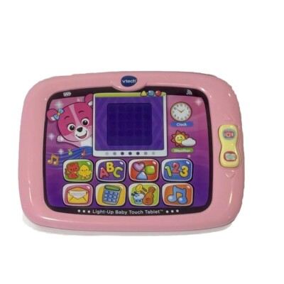 VTech Pink Light-Up Baby Touch Tablet Model# 80-151450 | eBay