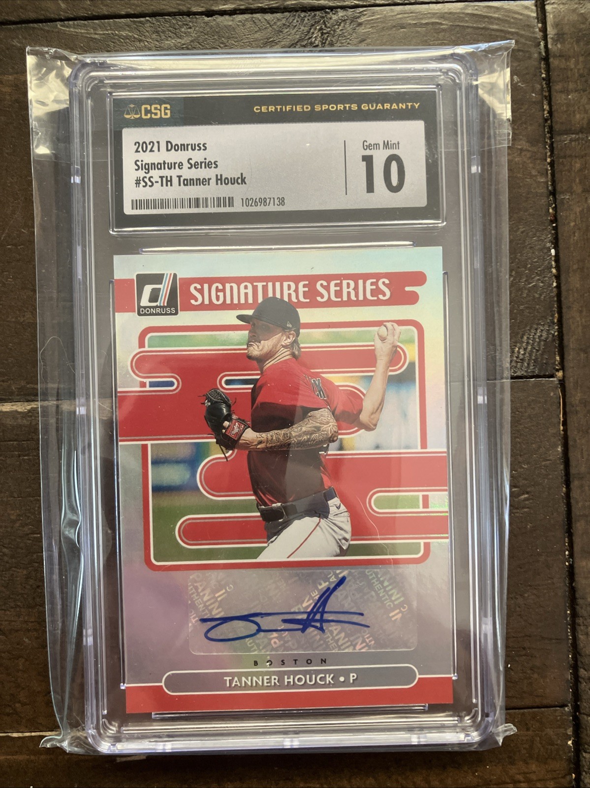 2021 Panini Donruss - Signature Series Tanner Houck #SS-TH (AU, RC) for ...