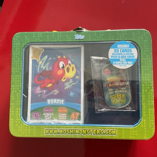 Moshi Monsters Mash Up Code Breakers Cards & Tin With Super Fan Tag New ...