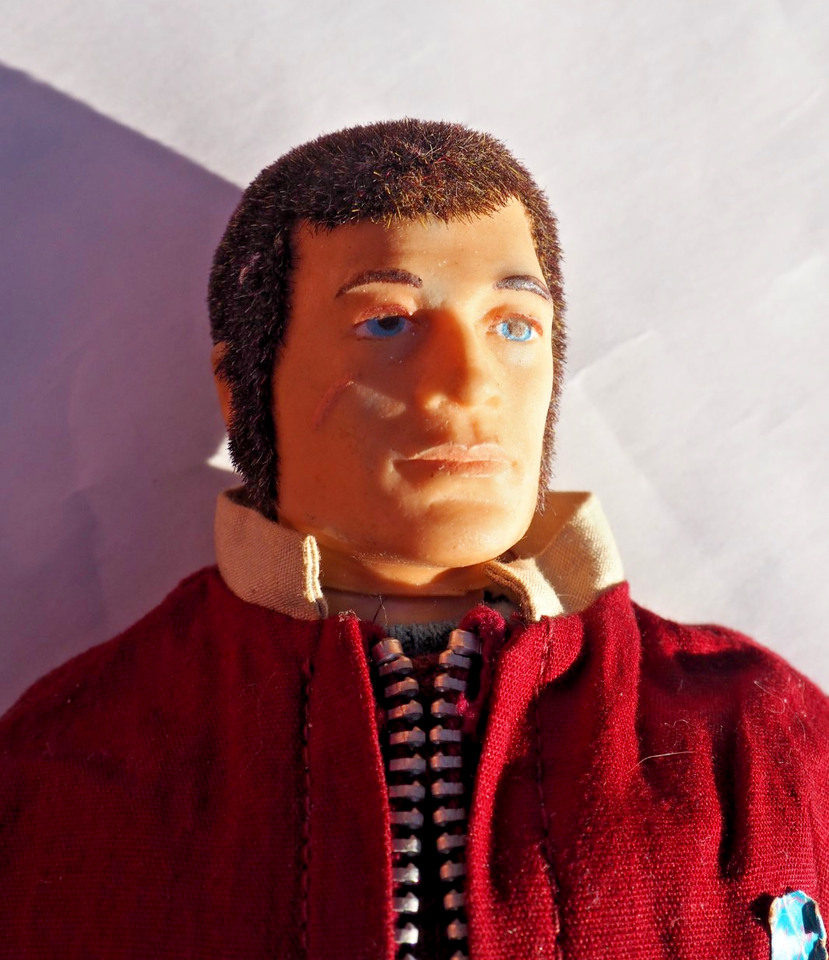 Original 1970s Action Man Footballer. Rare with Flock Hair Side Burns ...