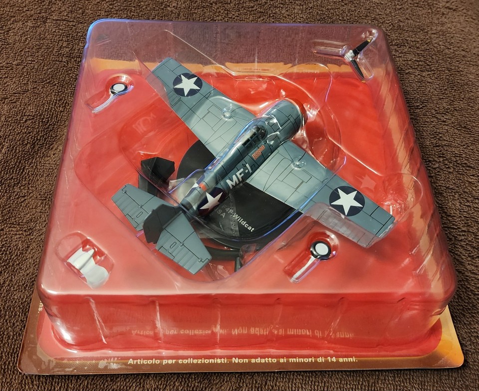 Altaya Grumman F4F Wildcat USA WWII 1:72 Fighter Plane Aircraft Diecast ...