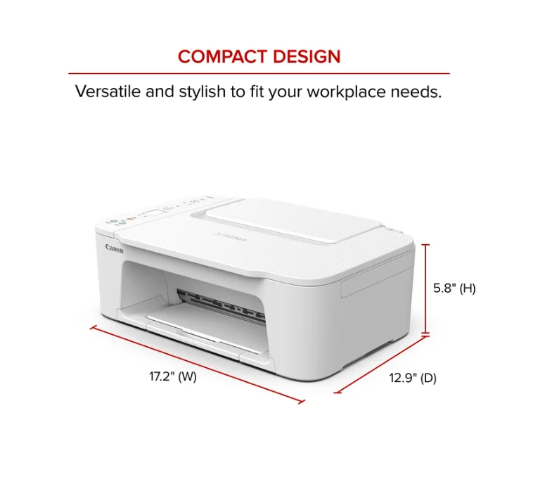 Canon PIXMA TS3722 Wireless All-in-One Printer w/ Scanner, Copier & Ink ...