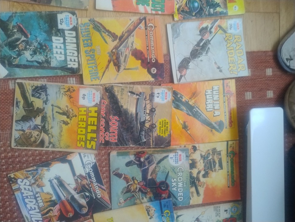22 Commando War Picture Library Commics War Comic Book Bundle Lot Job ...