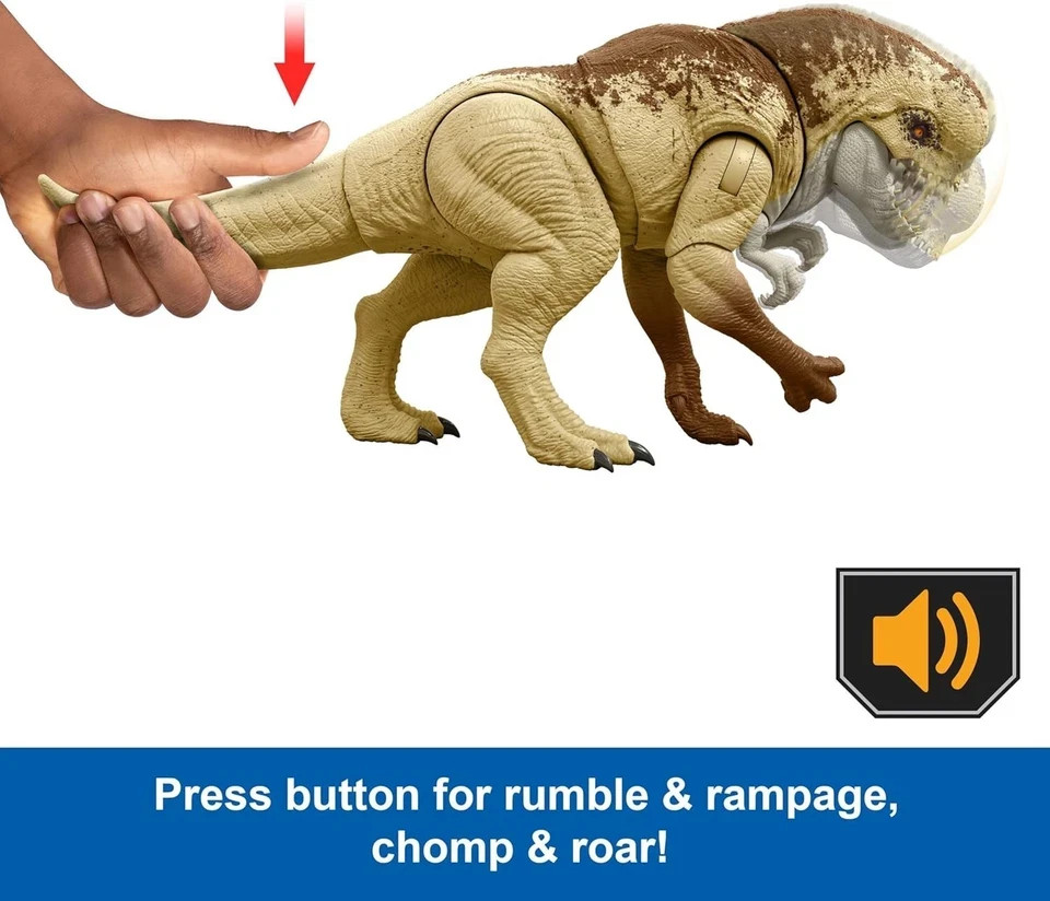 Jurassic World Rebirth - Distortus Rex Rumble 'n Rampage 22” - IN HAND ...