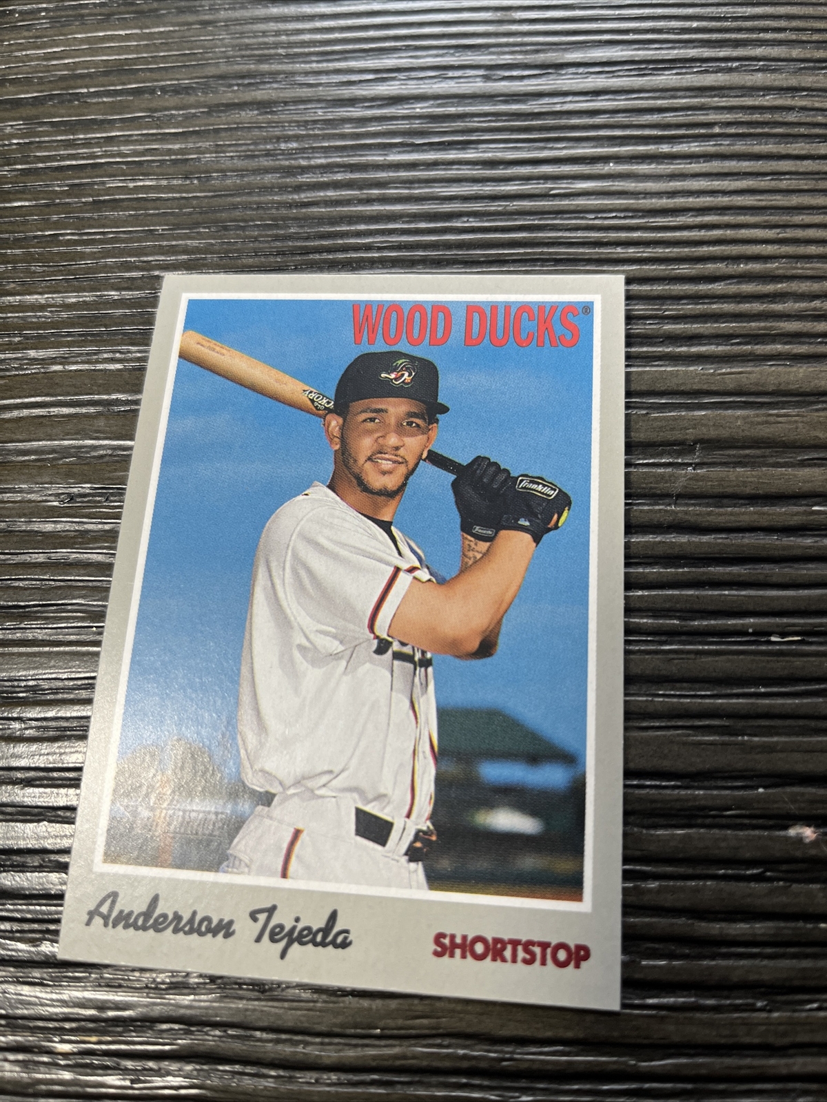 2019 Topps Heritage Minor League Anderson Tejeda Down East Wood Ducks ...