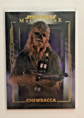 2020 Topps Star Wars Masterwork Chewbacca Card | eBay