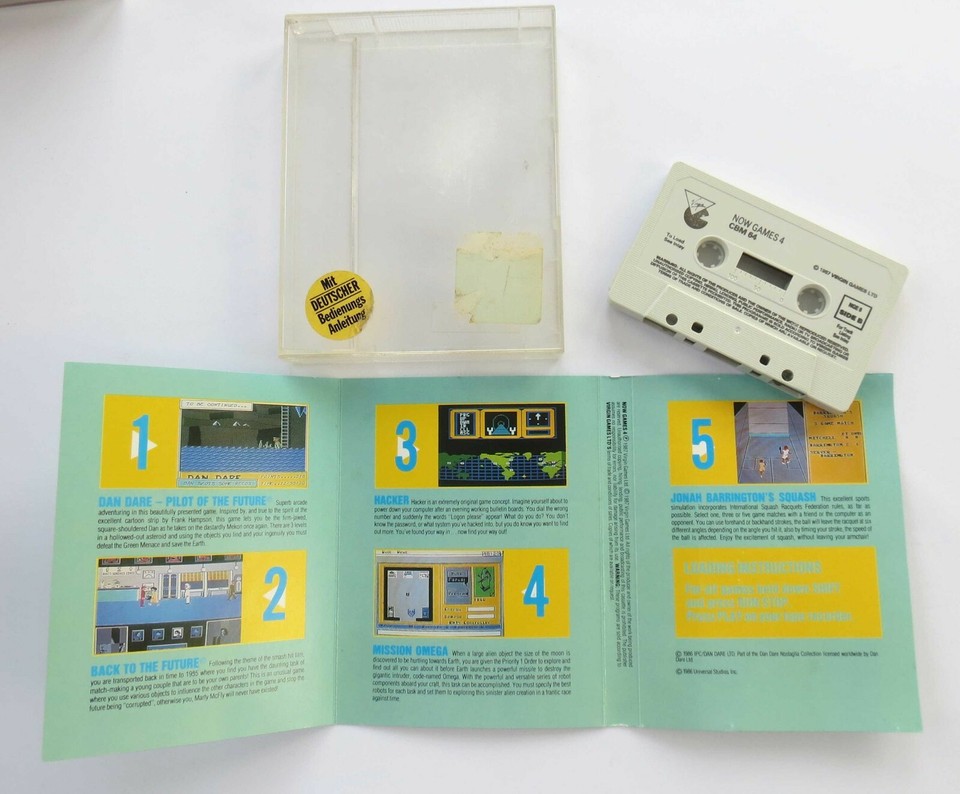 COMMODORE C64 128 KASSETTE COMPUTER SPIEL GAME HACKER OMEGA BACK TO ...