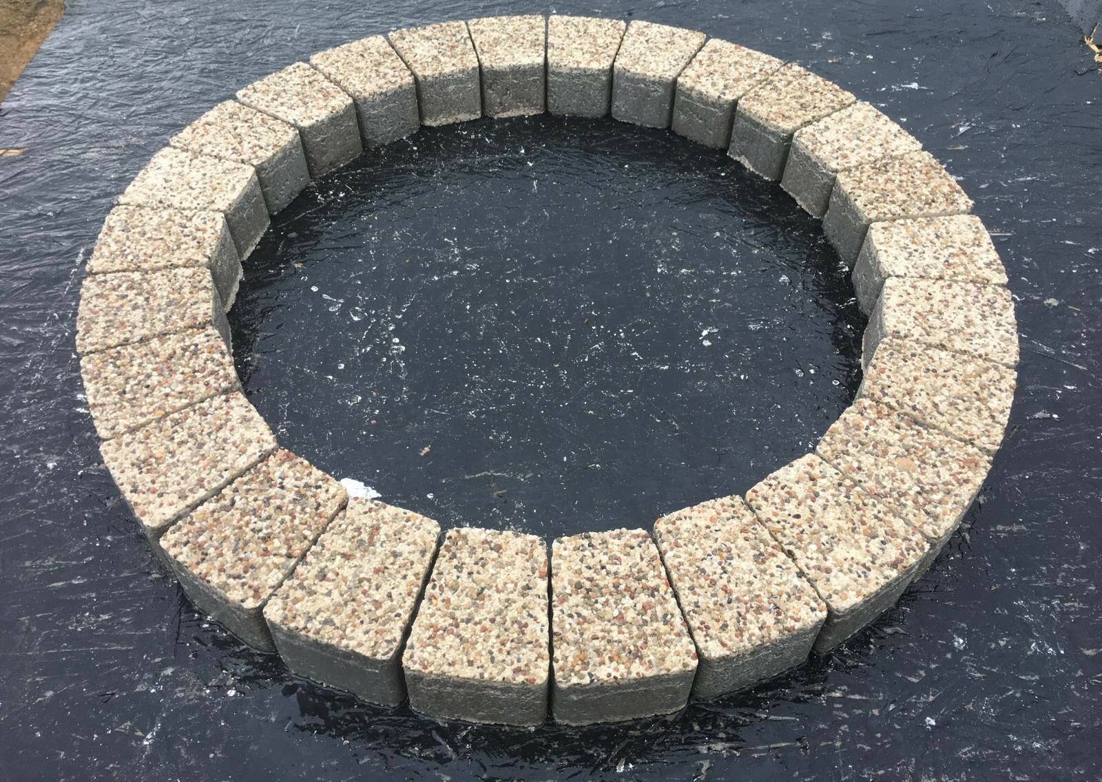 78 garden bricks circle tree surround grass edging border granite stone ...