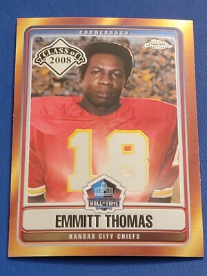2008 Topps Chrome EMMITT THOMAS Hall Of Fame #HOFET - Kansas City ...