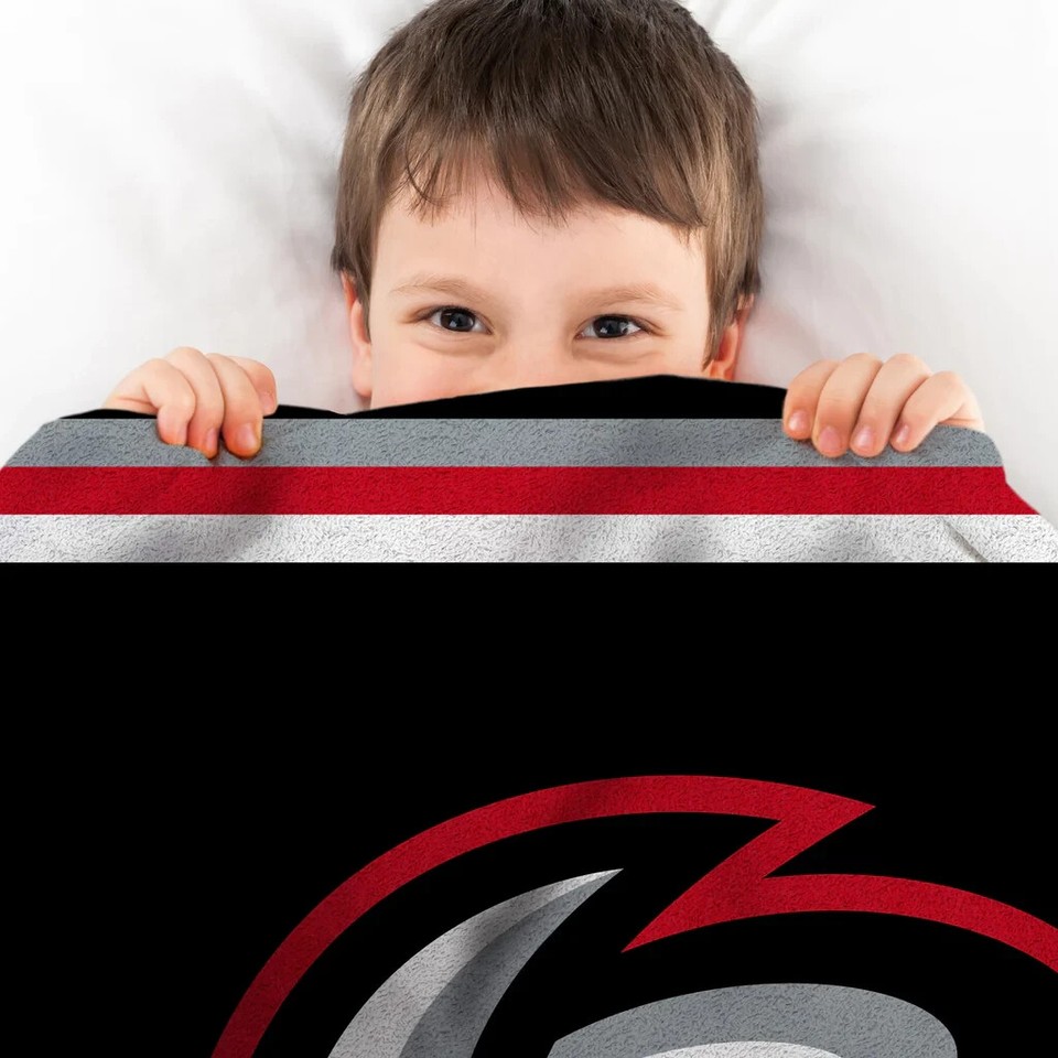 Sleep Squad Buffalo Sabres Goat Head Logo 60” x 80” Raschel Plush ...