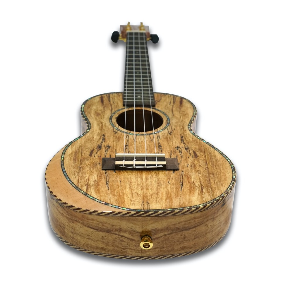 26" 4 Strings Hawaiian Tenor acoustic Ukulele, Canadian Spalted Maple ...