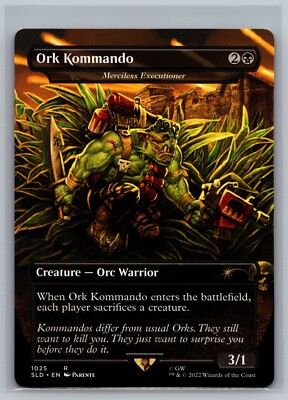 Ork Kommando 1025 Magic Gathering Secret Lair MTG Warhammer 40k Parente ...