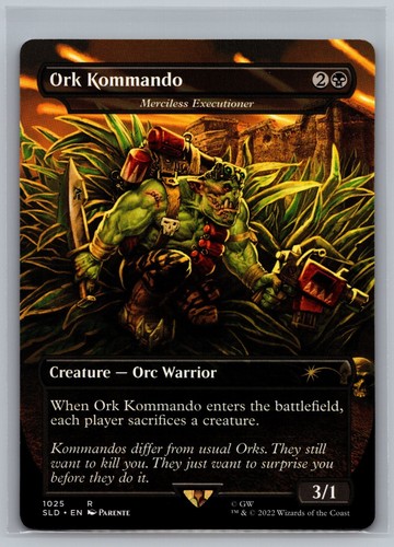 Ork Kommando 1025 Magic Gathering Secret Lair MTG Warhammer 40k Parente ...