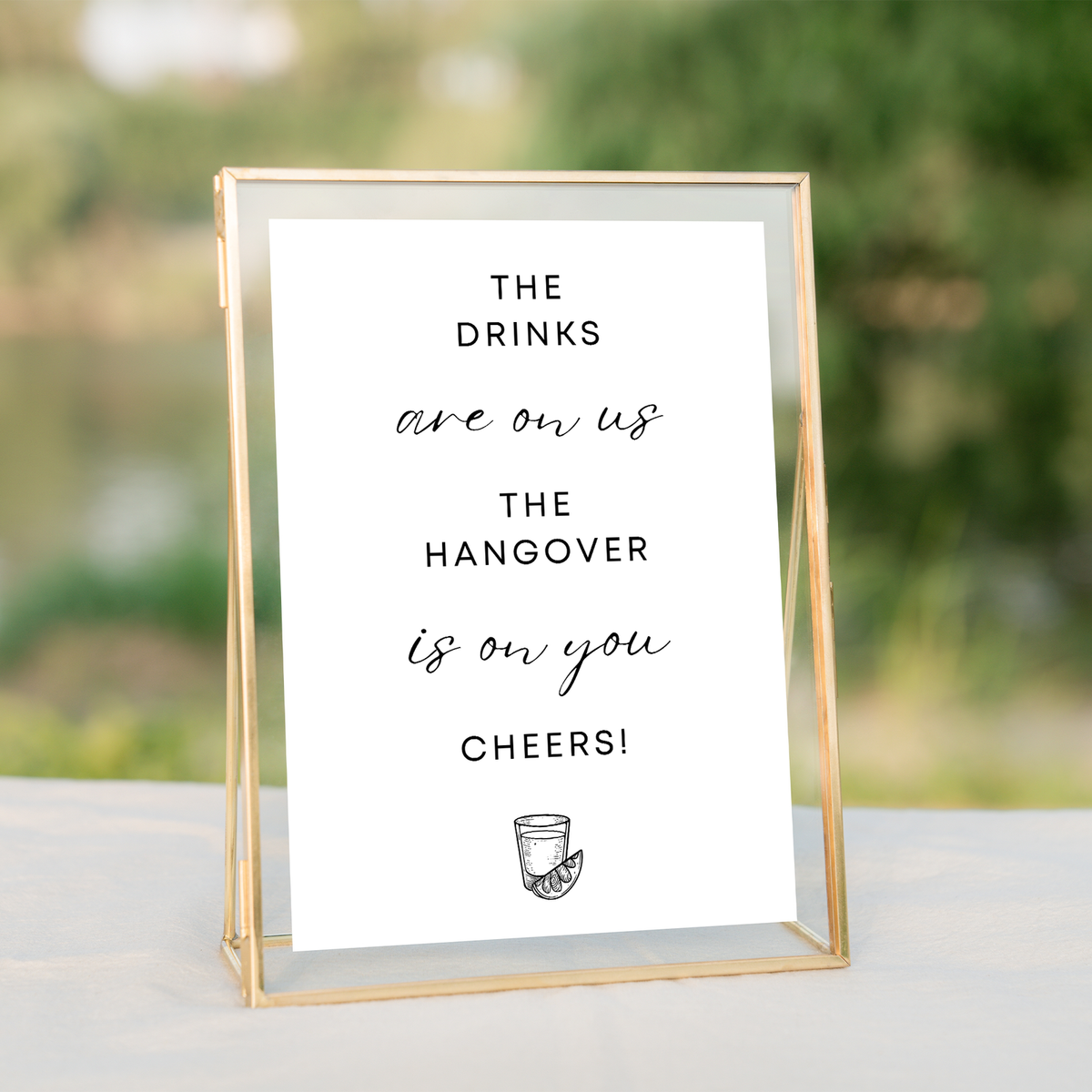 Drink Signs For Wedding