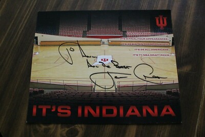 Autographed Tom Crean 8X10 Poster/Picture of IU Assembly Hall ...